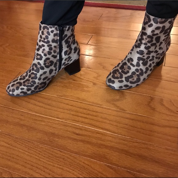 Bobbie Brooks | Shoes | Leopard Print Boots | Poshmark